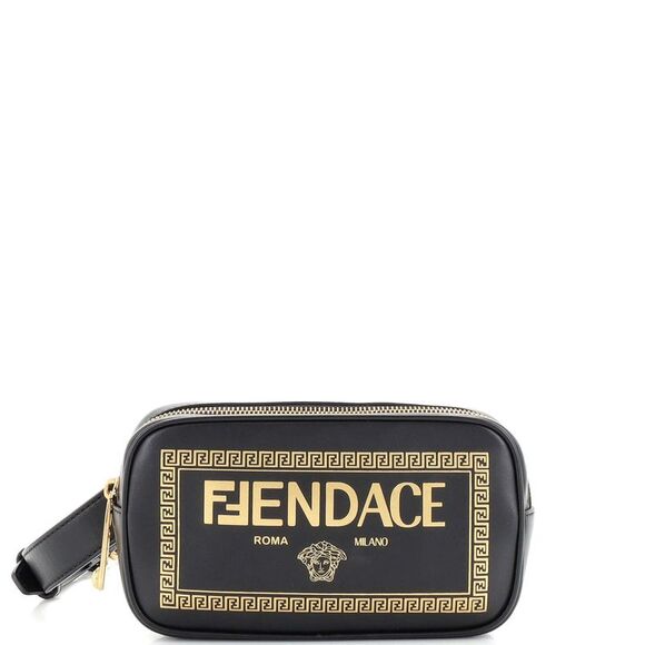 Versace | Bags | Versace X Fendi Fendace Logo Camera Bag Printed ...